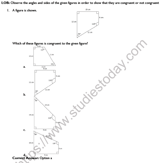 CBSE Class 9 Mathematics Triangles Worksheet Set C CBSE Class 9 Mathematics Triangles Worksheet Set C
